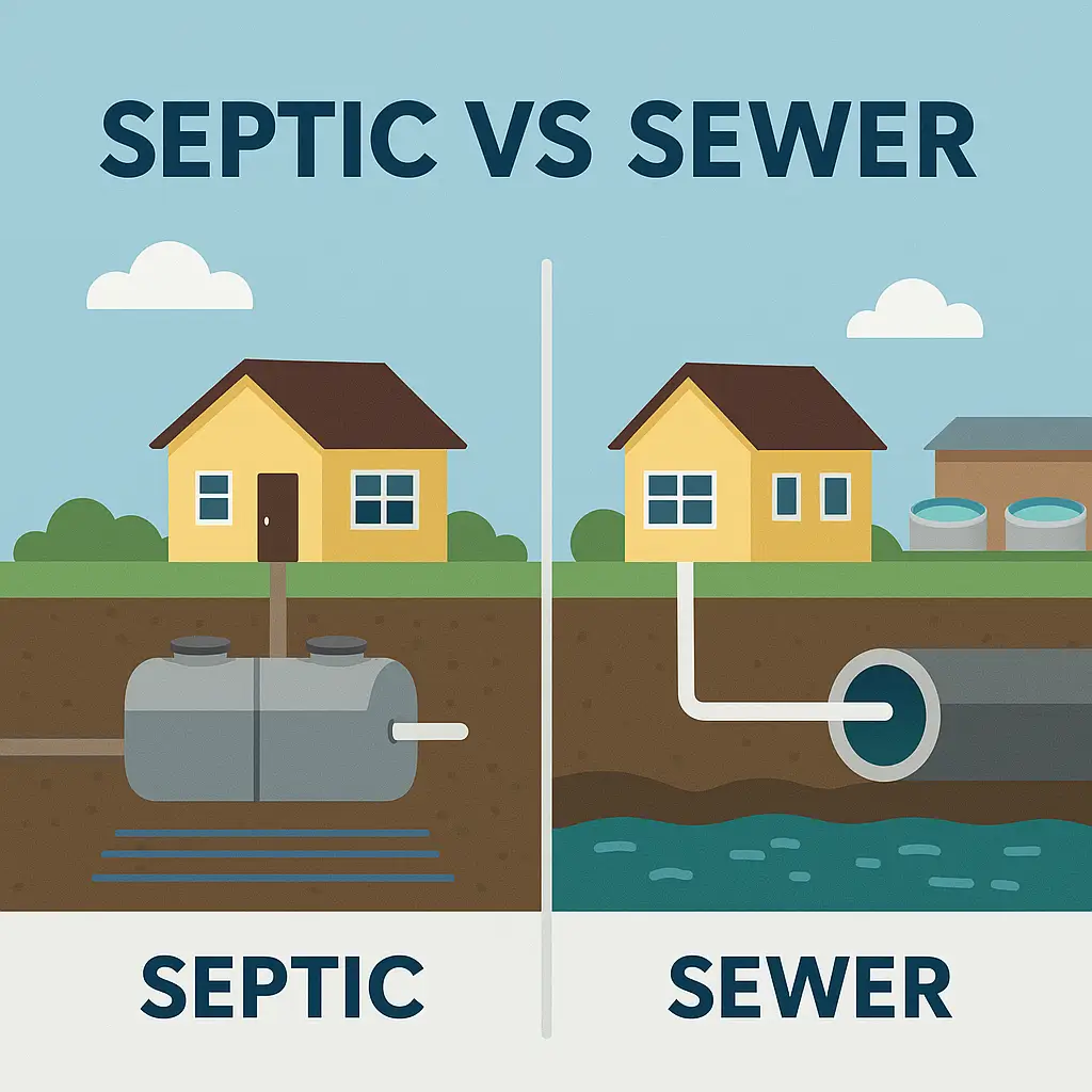 Septic vs sewer – technical impacts and hidden costs